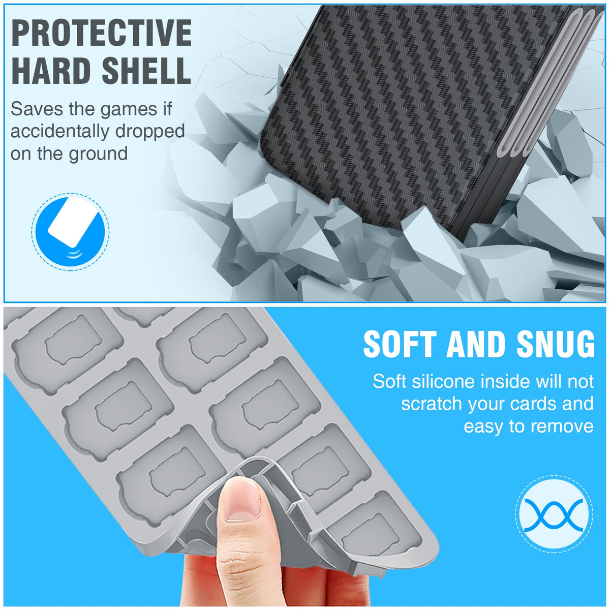 72 In 1 Switch Game Card Storage Case Beboncool Magnetic Switch Game ... 72 In 1 Switch Game Card Storage Case Beboncool Magnetic Switch Game ...