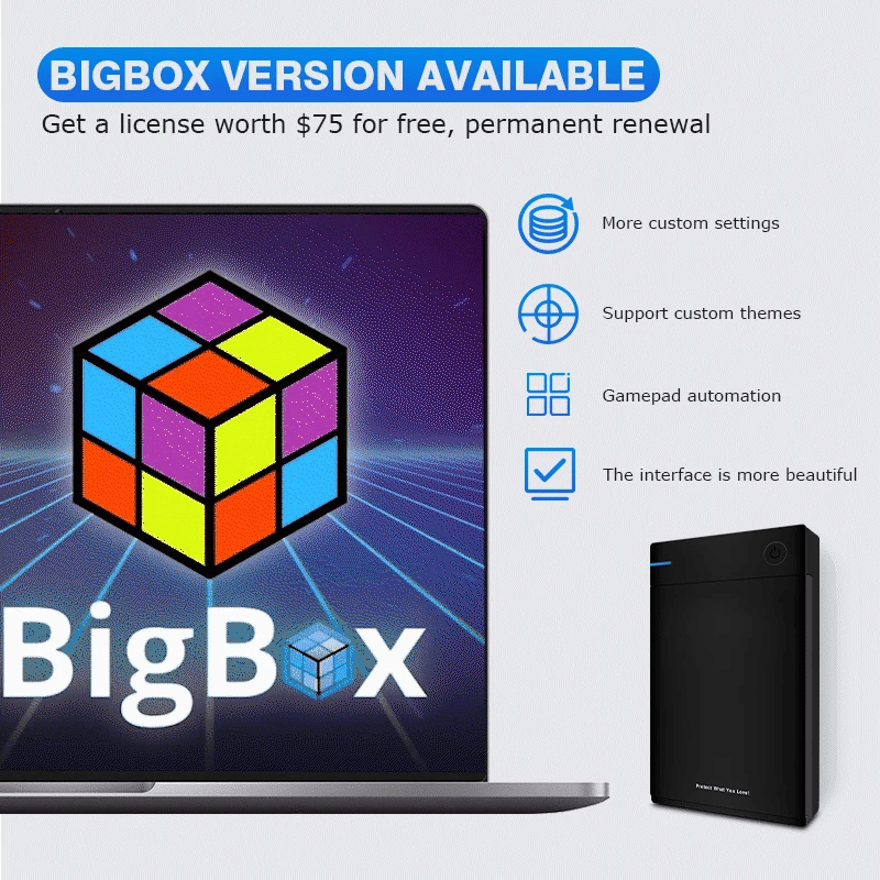 Launchbox Hard Drive Built-in 45000 Retro Games For PSP/PS3/PS2/PS1 ...