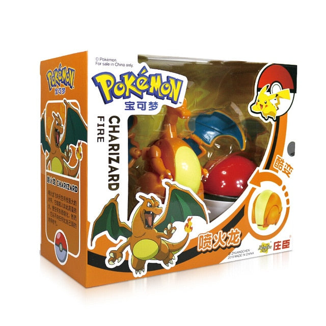 Genuine Pokemon Toy Set Toy Pocket Monster Pikachu Charmander Mewtwo L