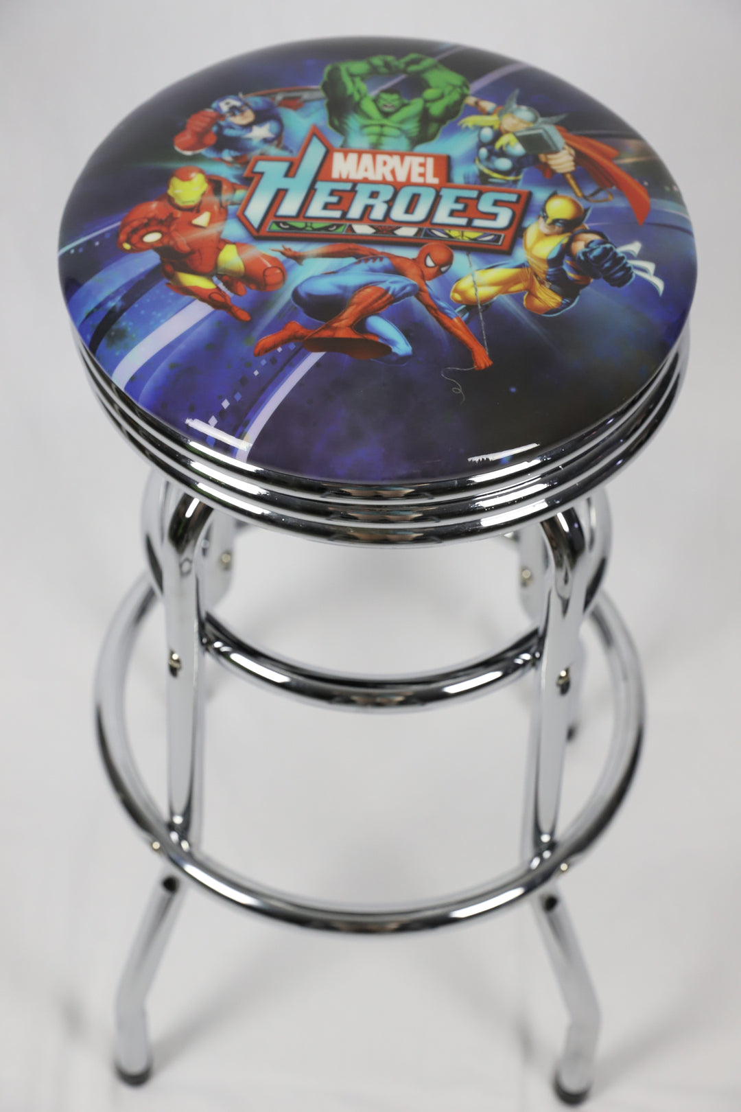 Pair of Marvel Heroes Arcade Bar Stool 78cm with Swivel (2 x pieces ...