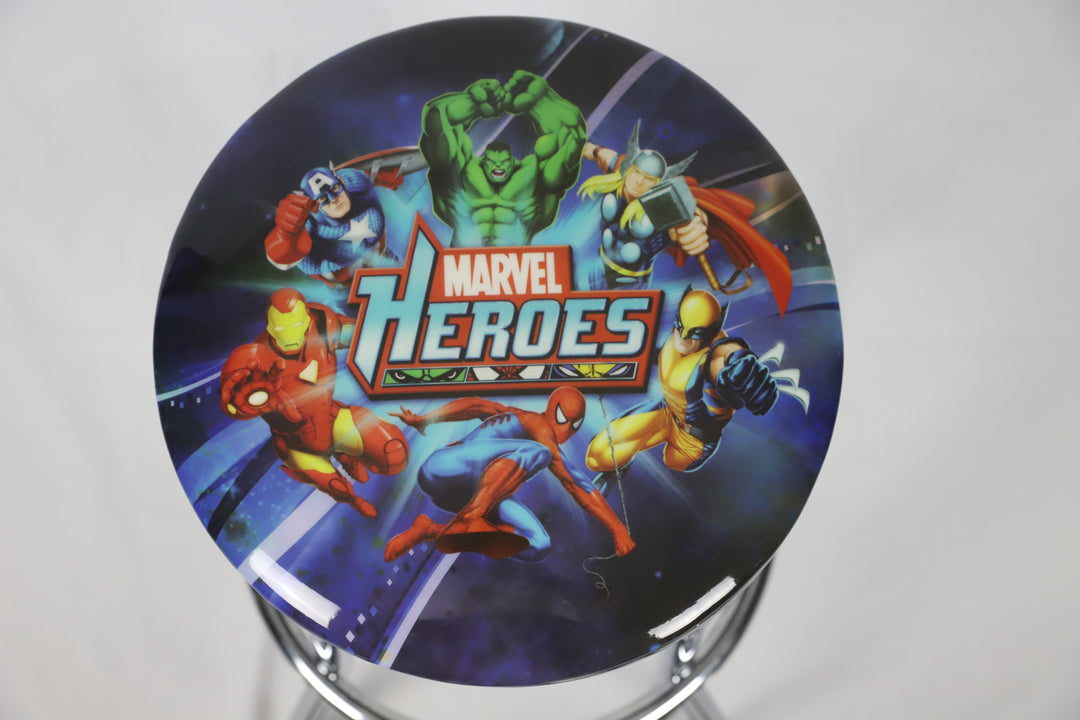 Pair of Marvel Heroes Arcade Bar Stool 78cm with Swivel (2 x pieces ...