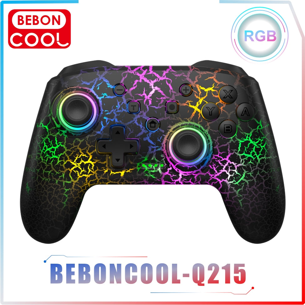 9 RGB Light Wireless Controller For Nintendo Switch/OLED/Lite/Android ...