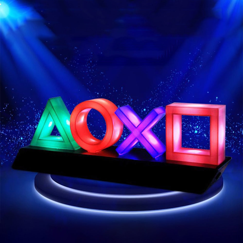 Game Icon Light Game Room Lighting LED Desktop PS4 Icons Light ...