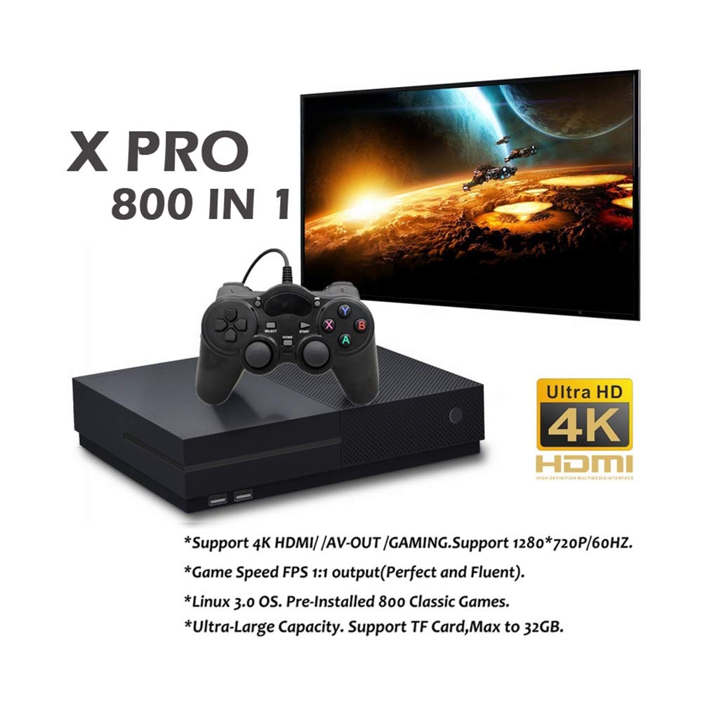 X-Pro Game Console - 800 in 1 | Pandora's Box Console - Games Arcadia