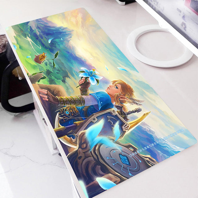 Mouse Pads Zeldas Of Legends Gamer Desk Pad PC Gamer Cabinet Mousepad ...